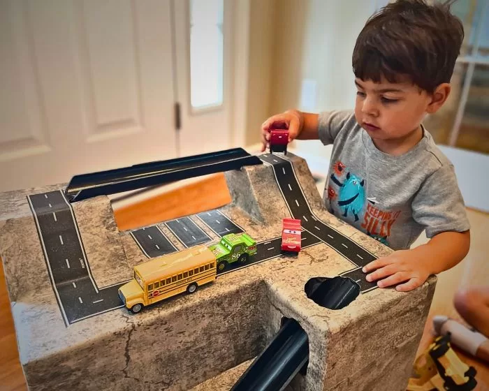 How To Make The Ultimate Car Toy Using Two Diaper Boxes